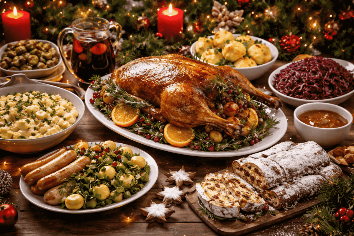 Weihnachten in Deutschland: Menü, Rezepte und regionale Küche